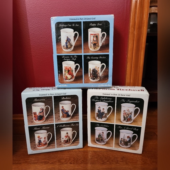 Norman Rockwell | Dining | Collectors Mug Set By Norman Rockwell | Poshmark